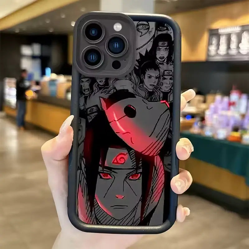 Sharingan Eyes Itachi Uchiha Manga iPhone Anime Phone Case – 🈹 JAPAN BOX