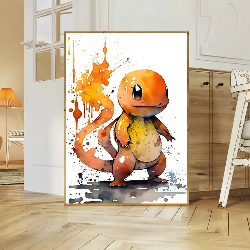 Charmander Watercolor Poster – 🈹 JAPAN BOX